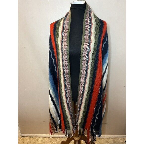 LOFT | Accessories | Loft Multicolor Acrylic Fringed Soft Long Scarf ...